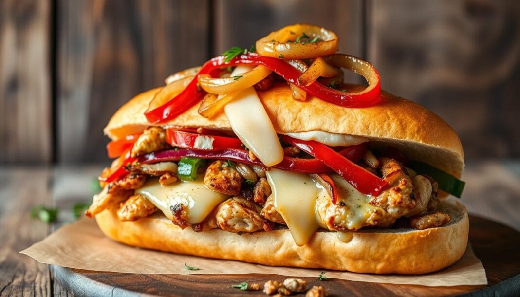 Delicious Chicken Philly Cheesesteak Recipe
